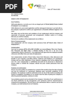 Offer Letter - DXC Technology | PDF | Salary | Insurance