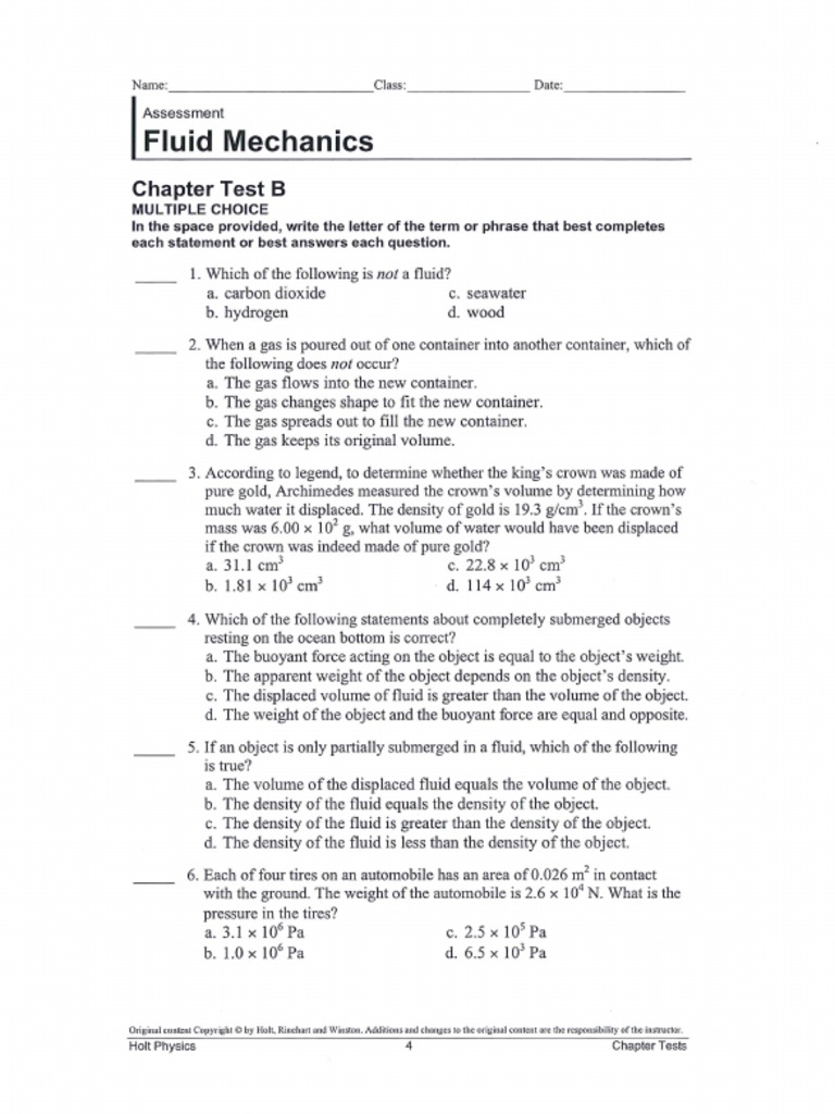 Fluids Review 2 | PDF
