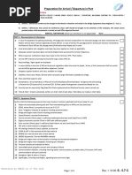 MONAS - Pre-Arrival and 500 Metre Safety Zone Checklist | PDF