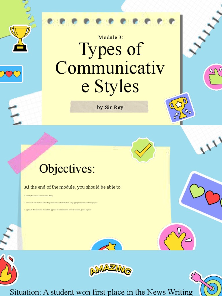 Types of Communicative Styles | PDF | Cognitive Science | Linguistics