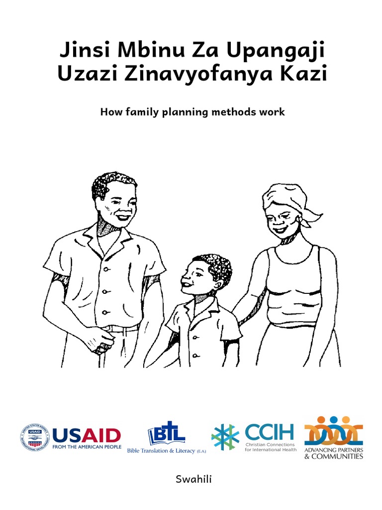 How Family Planning Methods Work Swahili | PDF