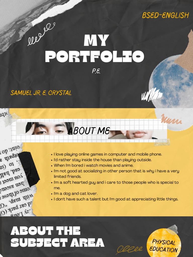 Physical Education Portfolio Reflection | PDF | Career & Growth