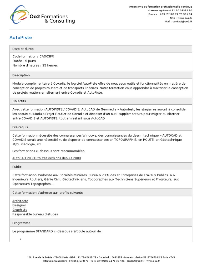 AutoPiste PDF | PDF | AutoCAD