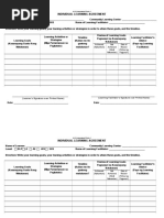 ALS Assessment Form 1 ILA 1 and 2 | PDF | Psychological Concepts ...