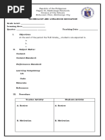 Curriculum Coverage Report Template | PDF