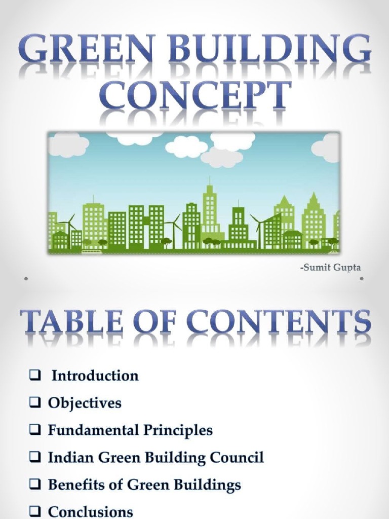 Green Building Concepts | PDF