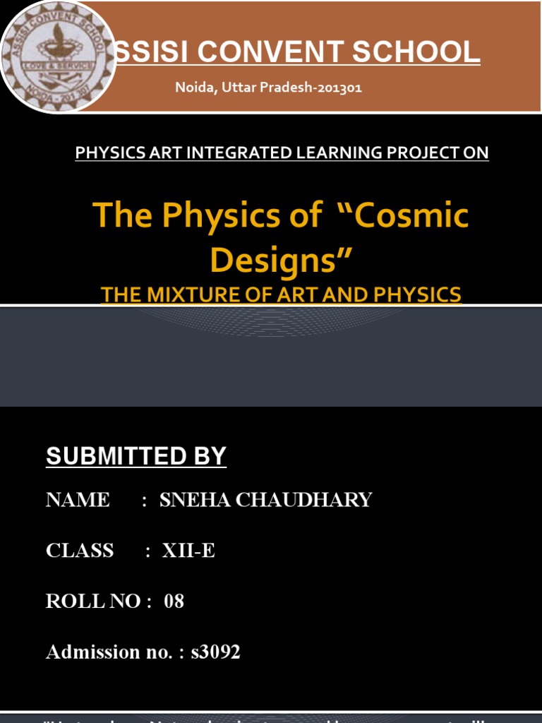 Cosmic Designs: Art Meets Physics | PDF | Universe | Space