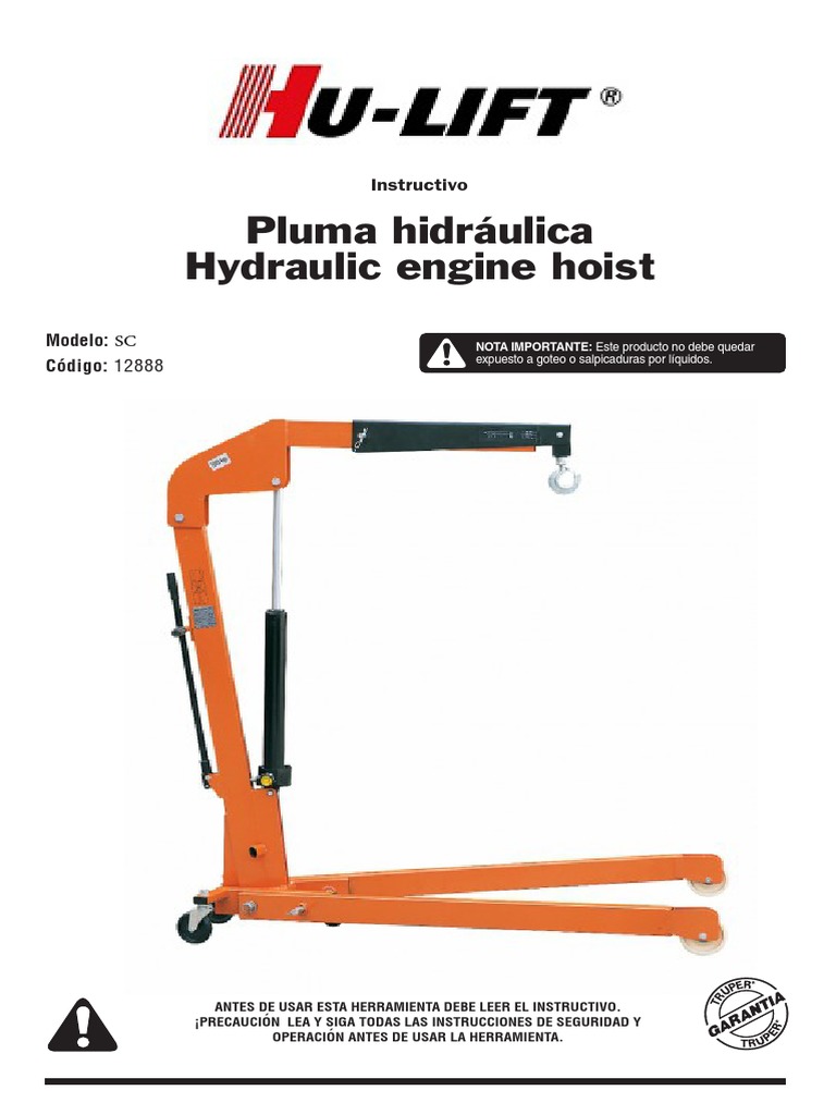 Hu Lift | PDF | Arandela (Hardware) | Tuerca (Hardware)