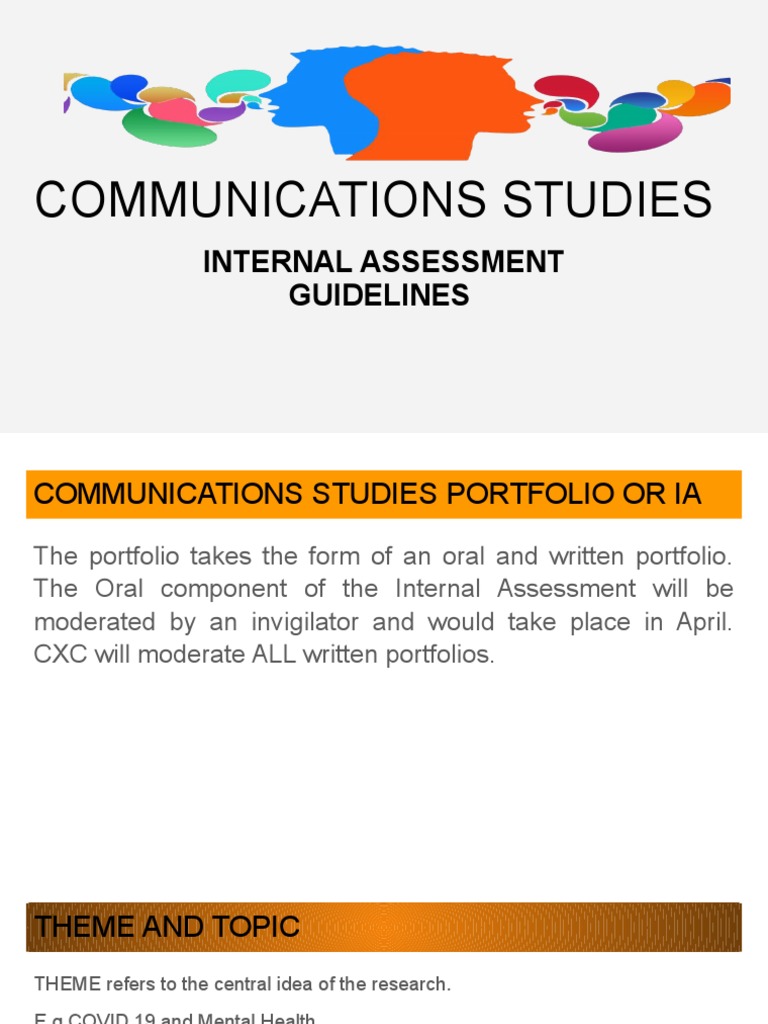 Communications Studies Ia | PDF | Essays | Public Speaking