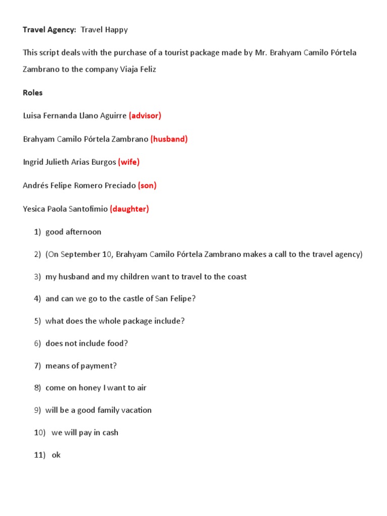 Travel Agency | PDF