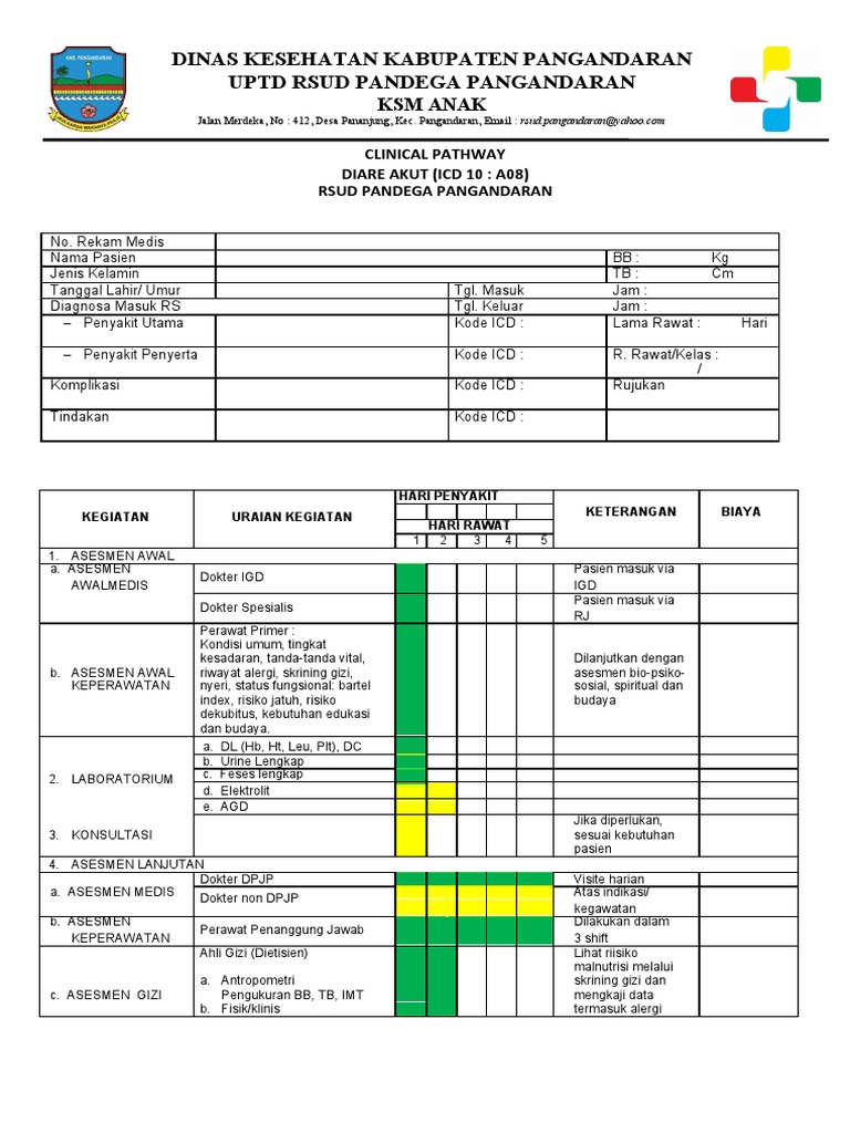Clinical Pathway Diare Akut Anak | PDF