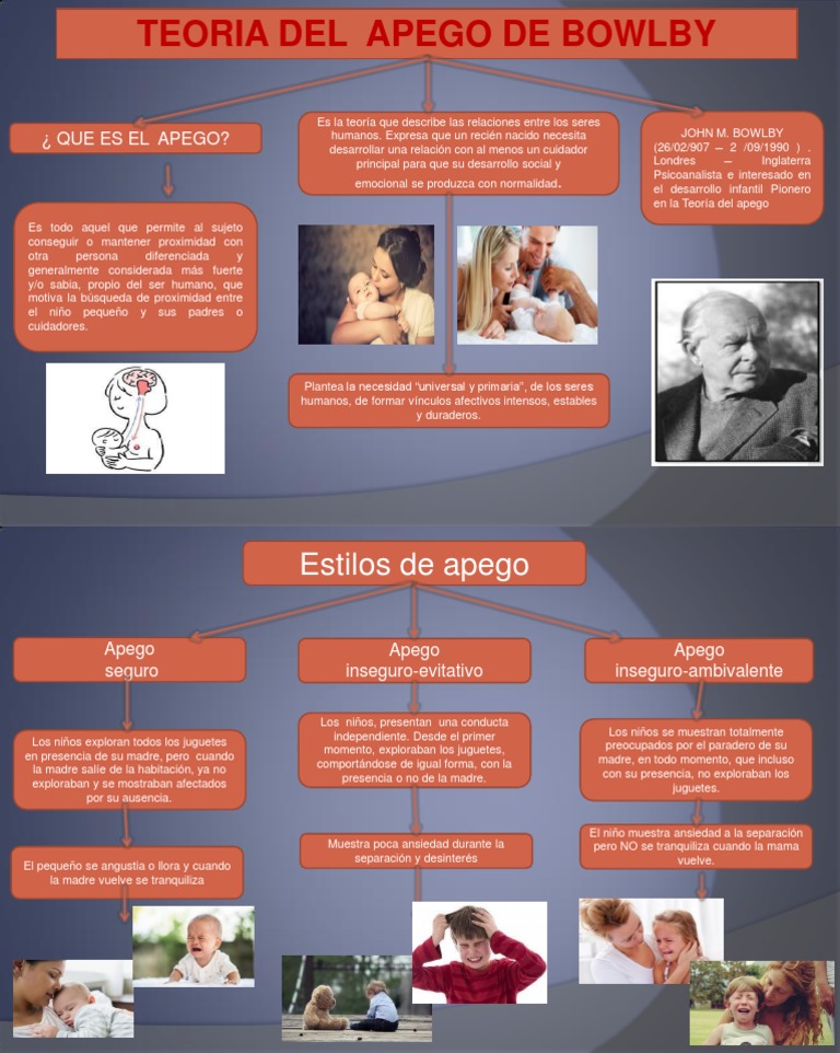 Teoria Del Apego de Bowlby | PDF | Teoría de apego | Psicología Aplicada