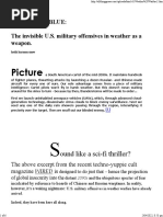 Geoengineering, Weather Modification, and Weaponizing Nature by Jim Lee ...