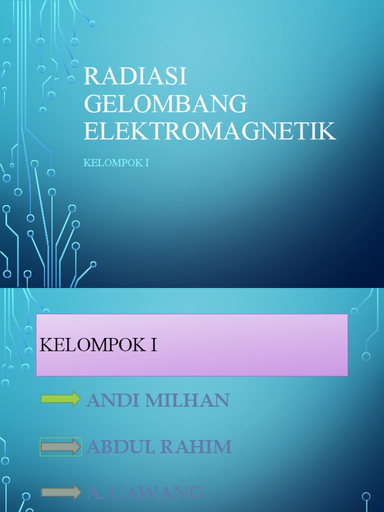 Radiasi Gelombang Elektromagnetik | PDF | Sains & Matematika