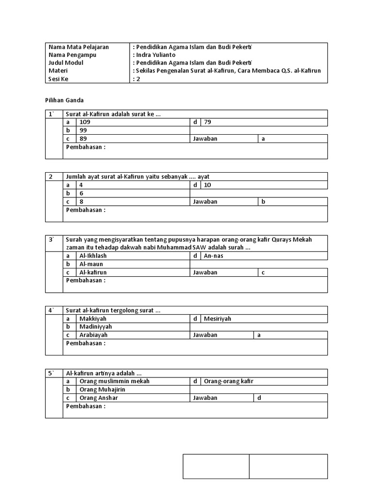 Sesi 2 | PDF | Agama & Spiritualitas