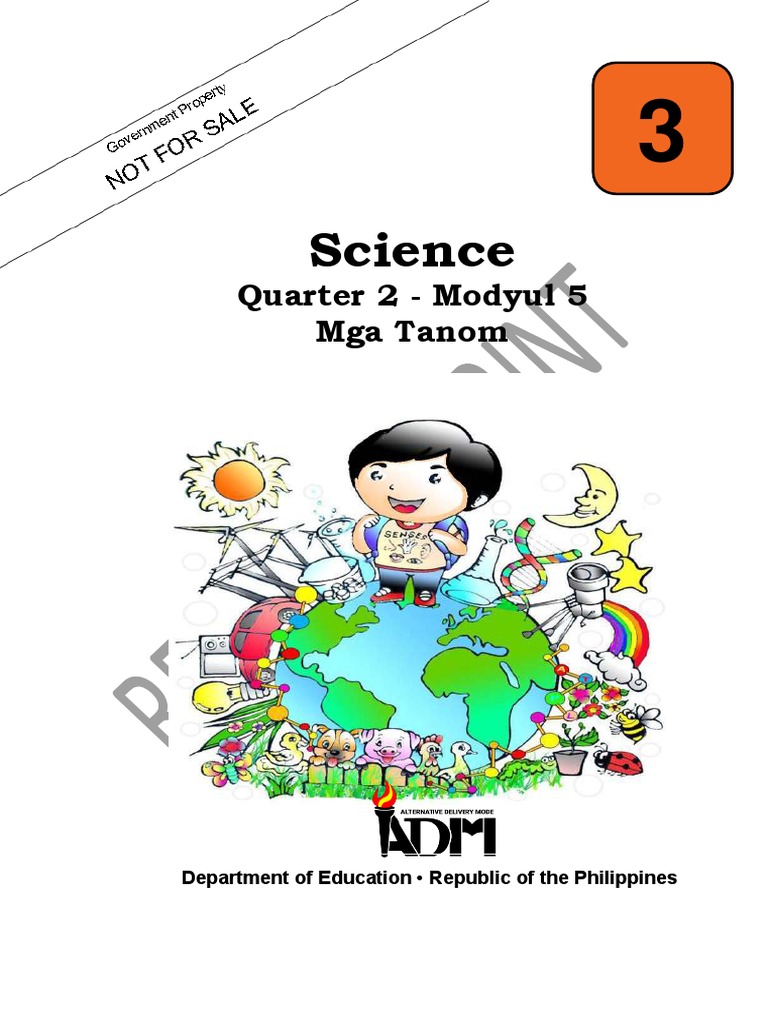 Science: Quarter 2 - Modyul 5 Mga Tanom | PDF | Intellectual Property ...