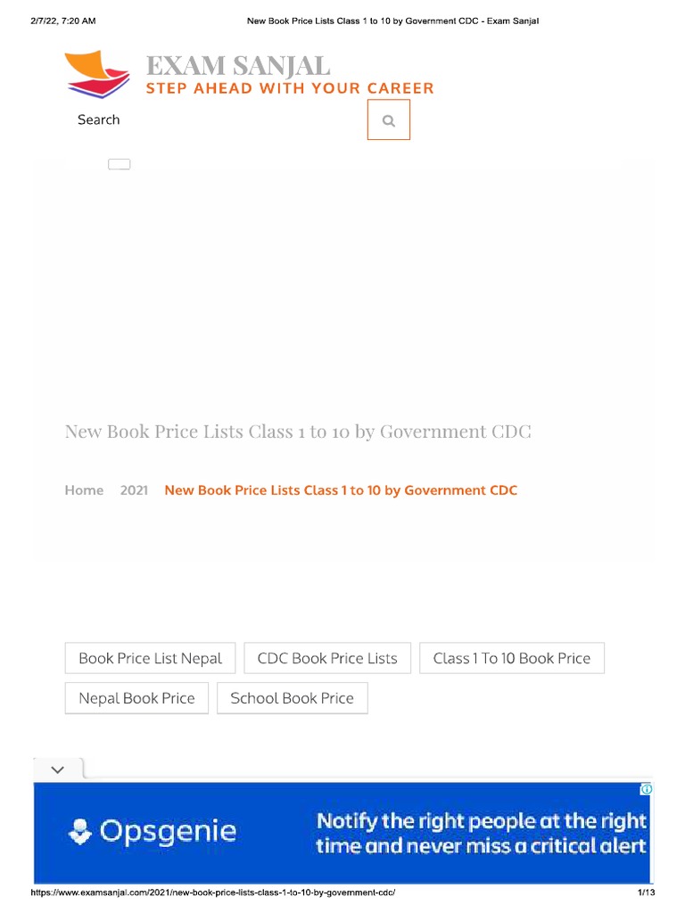 Books For 1 To 10 CDC | PDF