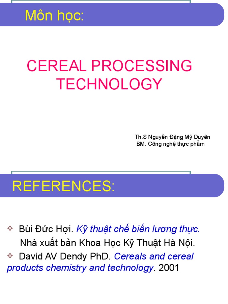 Lesson 1 Introduction To Cereal | PDF