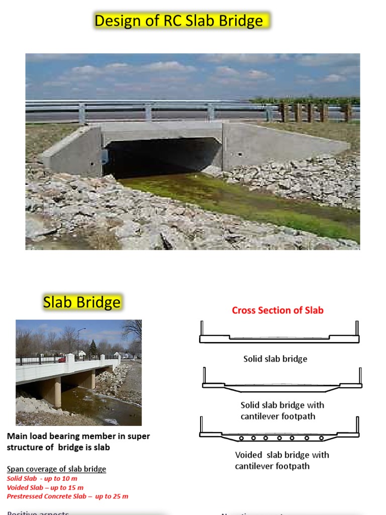 Design of Slab Bridge | PDF | Bending | Bridge