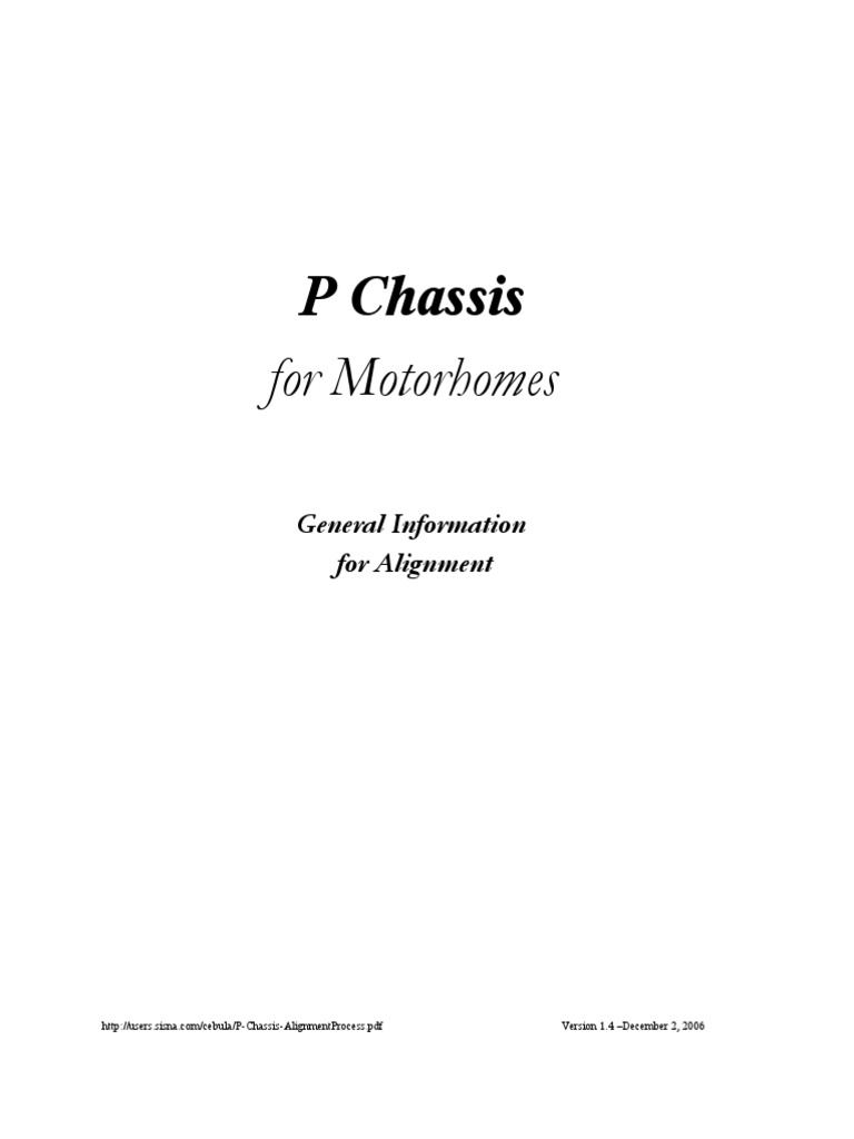 p32 Chassis Alignment | PDF | Tire | Motor Vehicle
