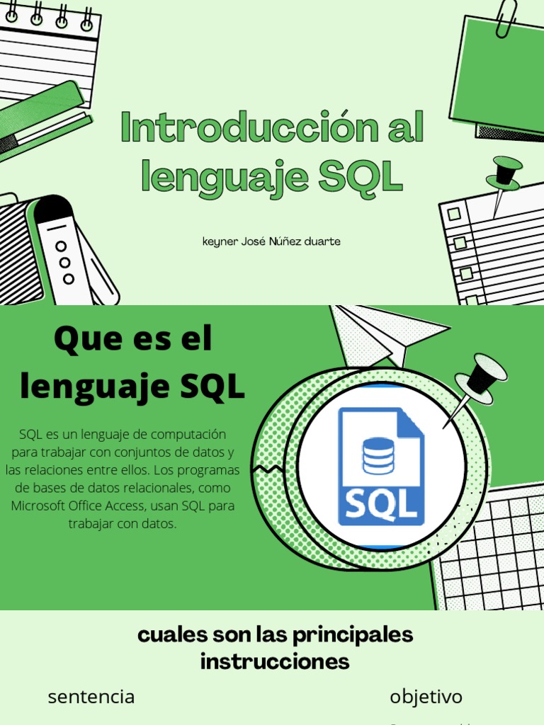 Introduccion Al Lenguaje SQL | PDF