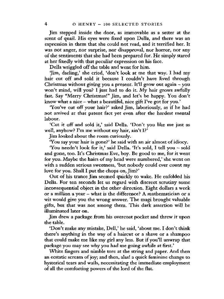 Short Stories From 100 Selected Stories 5 | PDF
