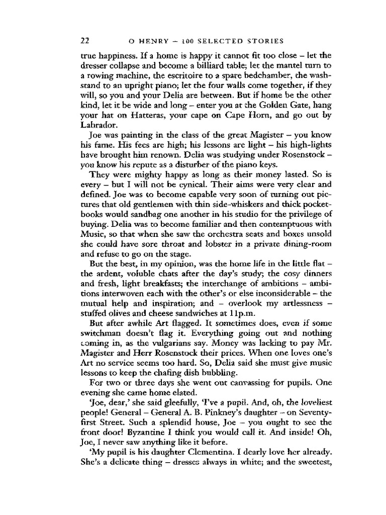 Short Stories From 100 Selected Stories 23 | PDF