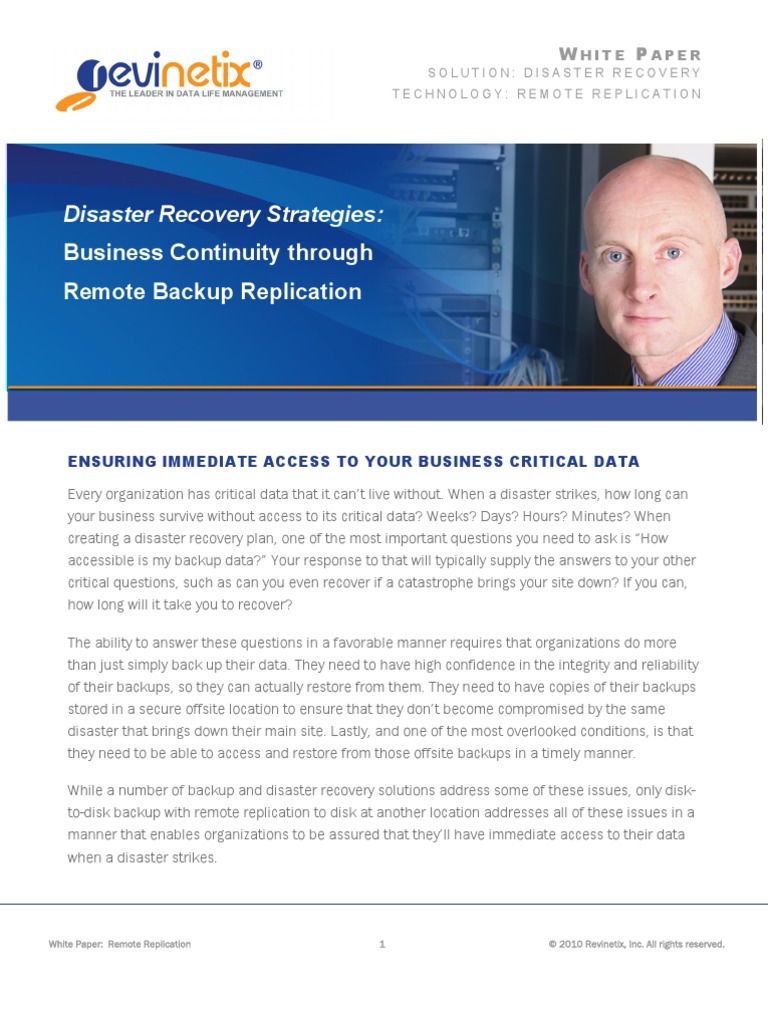 Remote Replication Pdf Replication Computing Backup