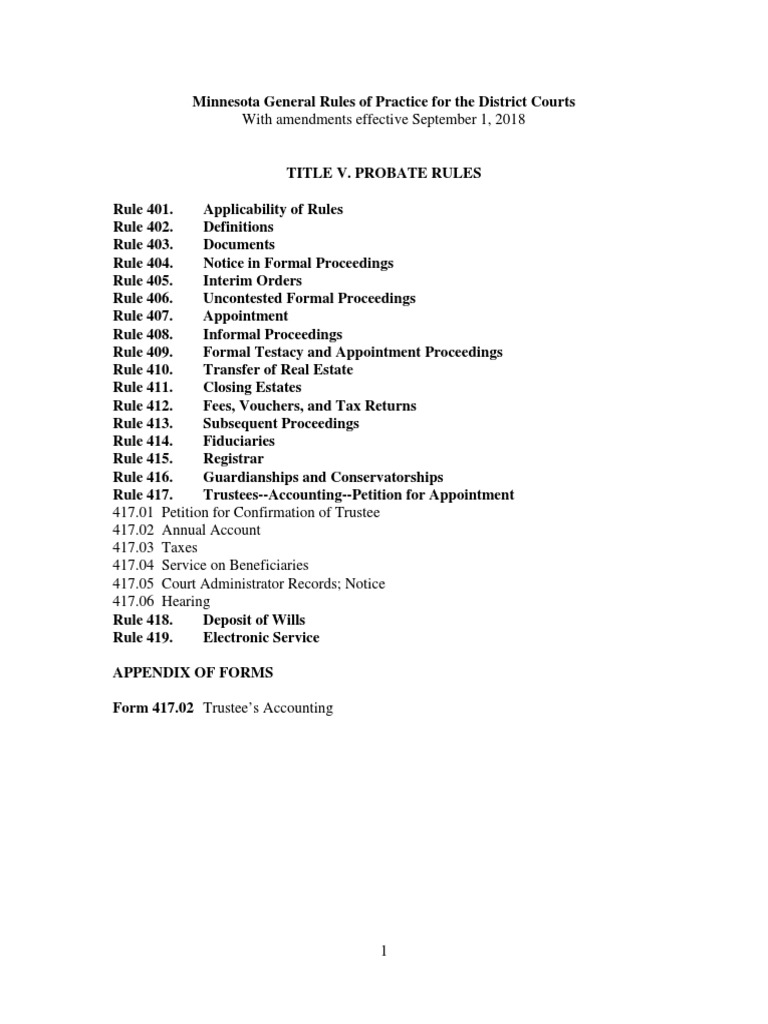 Probate Rules | PDF | Conservatorship | Trust Law