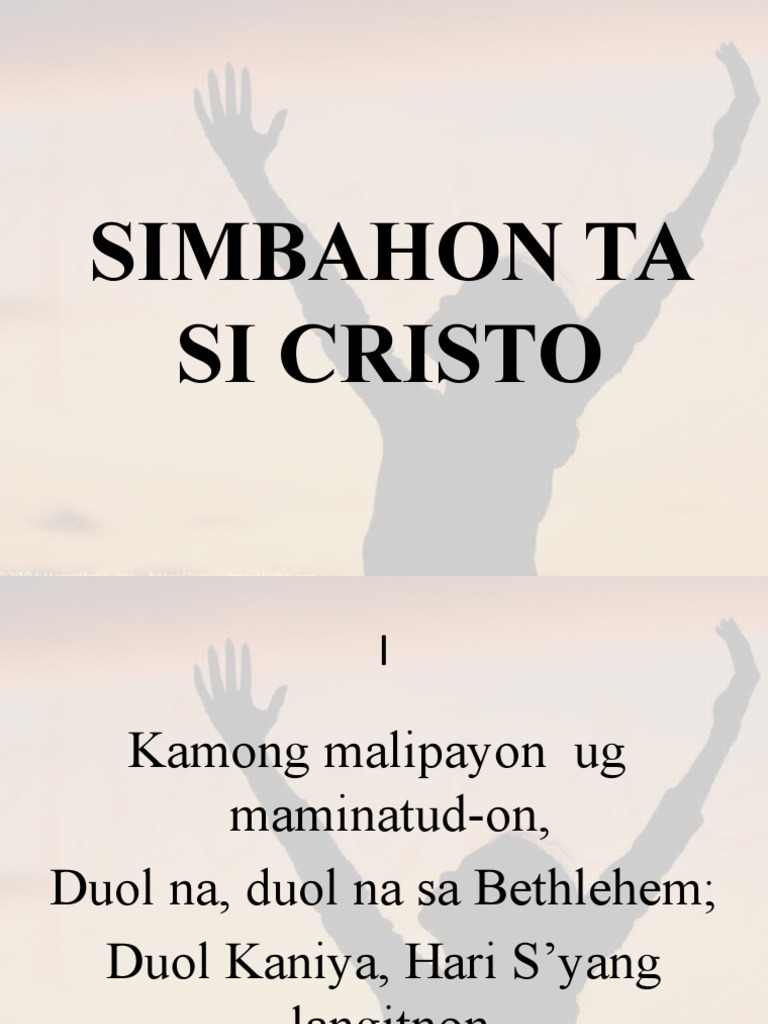 11 Simbahon Ta Si Cristo | PDF