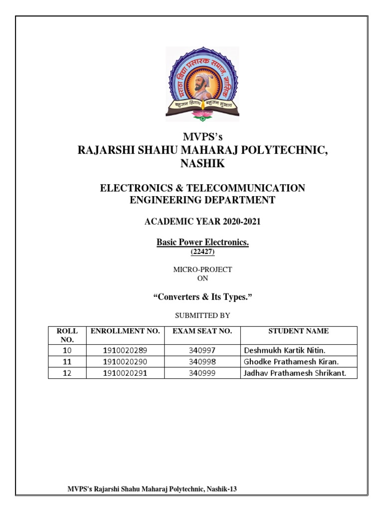 BPE (22427) Report | PDF | Rectifier | Power Inverter