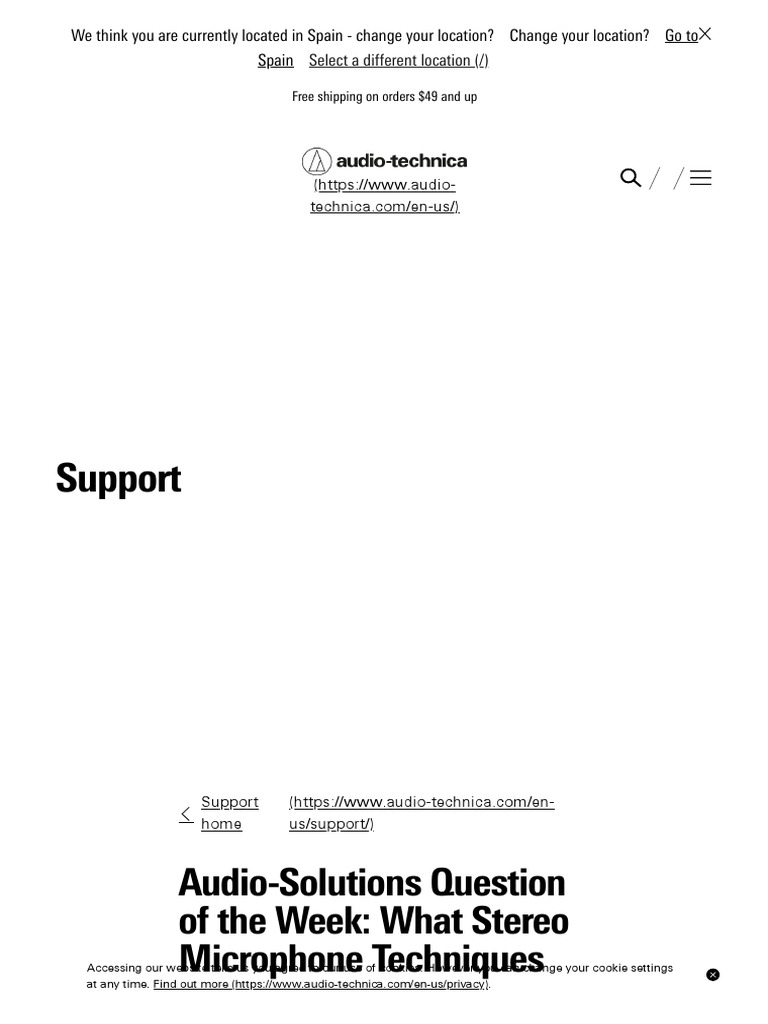 The Blumlein Techniques Can Be Used With Audio-Technica Microphones ...