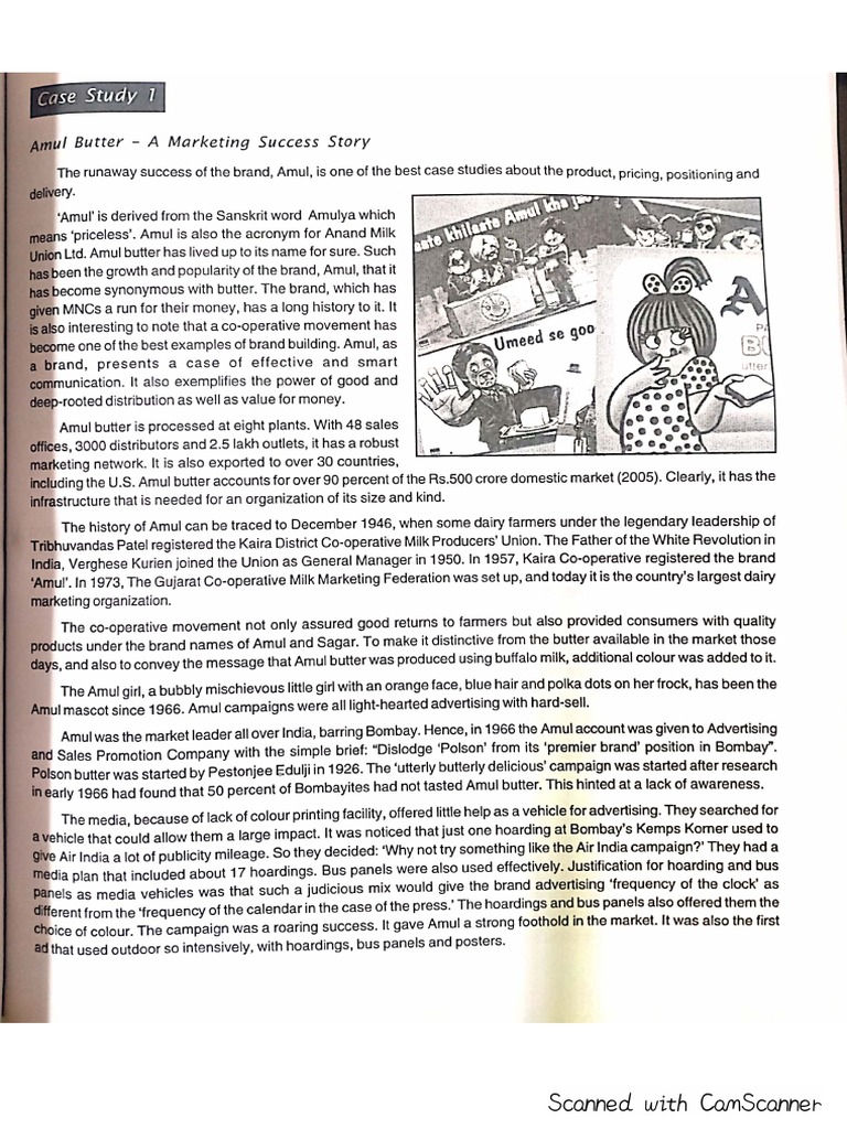 Amul Butter Case | PDF