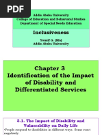 Inclusiveness Chapter One | PDF | Inclusion (Education) | Disability