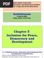 Inclusiveness Lecture Notes 1 (Chapters 1-8) | PDF | Disability | Optimism