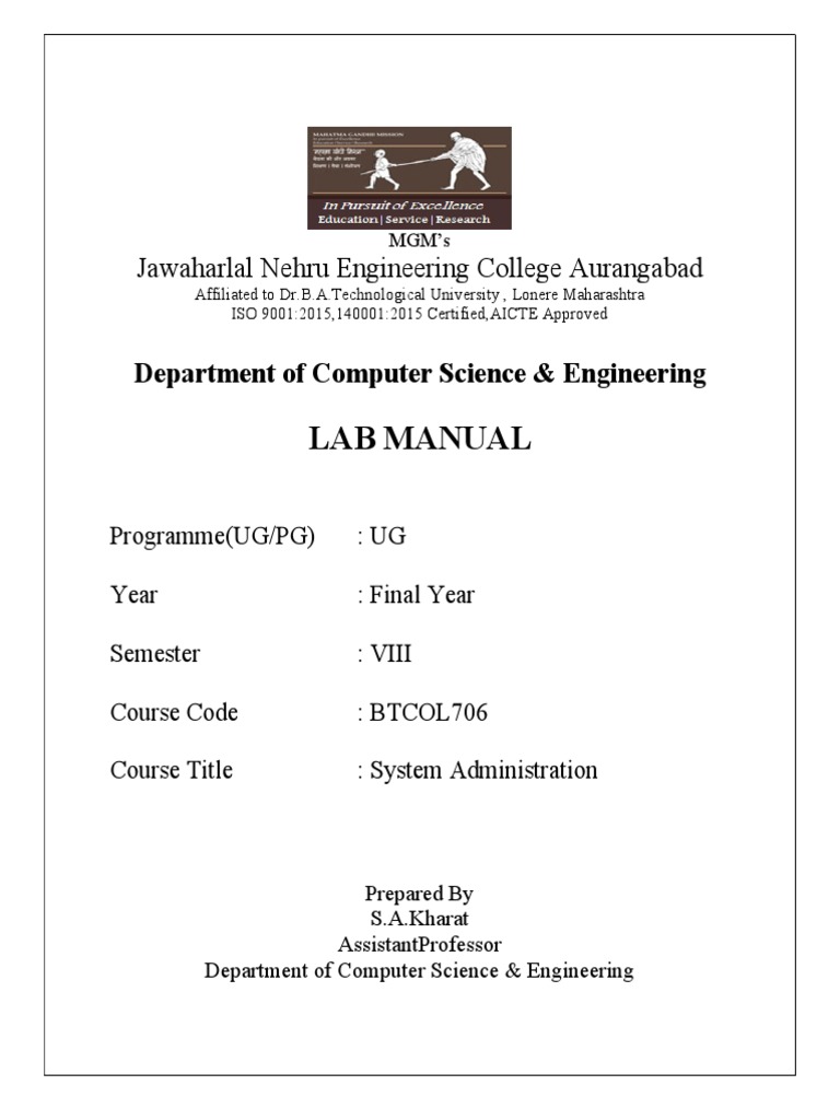 System Administration Lab Manual | PDF | File Transfer Protocol ...
