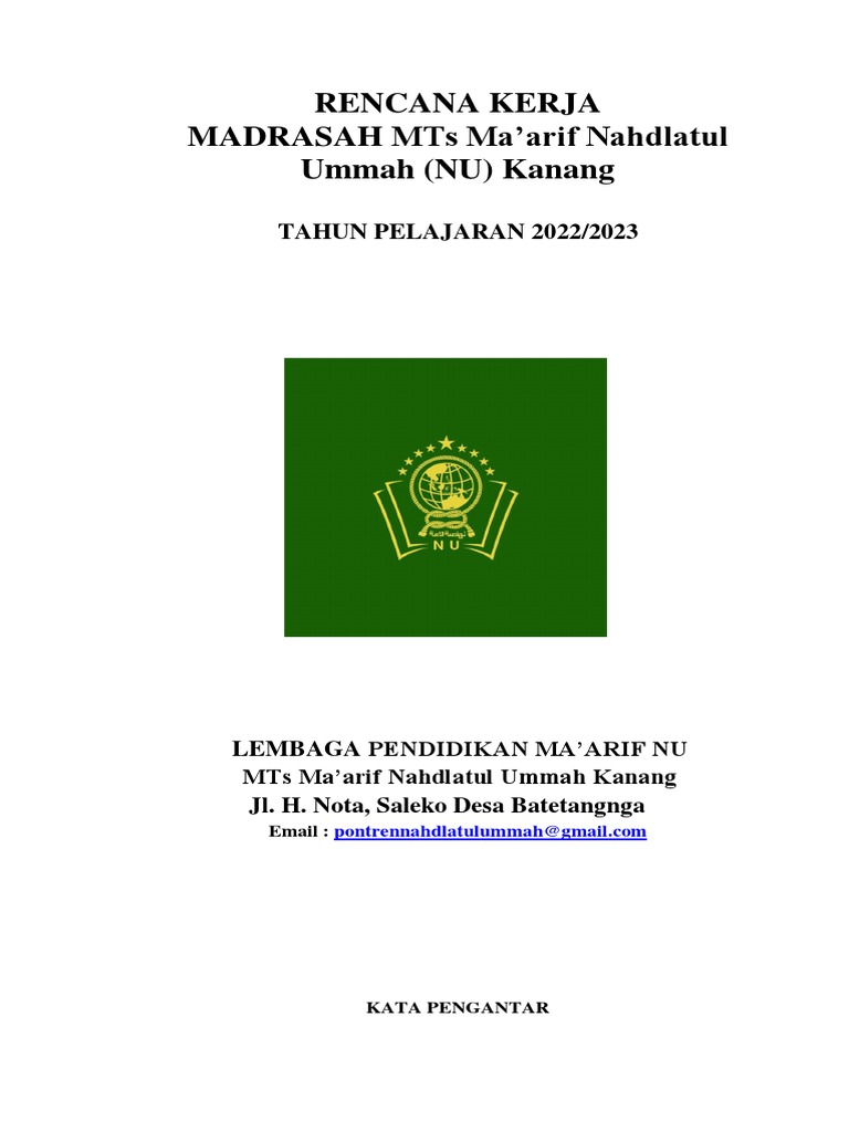 RKM Ma'arif NU Kanang | PDF