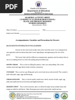 Sample Scoring Rubric For Baking Cake | PDF