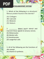 The Integumentary Answer Key | PDF | Integumentary System | Epidermis