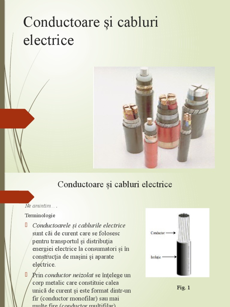 Conductoare Si Cabluri Electrice | PDF
