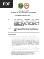 Mental Health Act RA 11036 Presentation | PDF