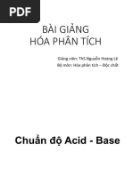 Chương 5 - Chuẩn độ acid base | PDF