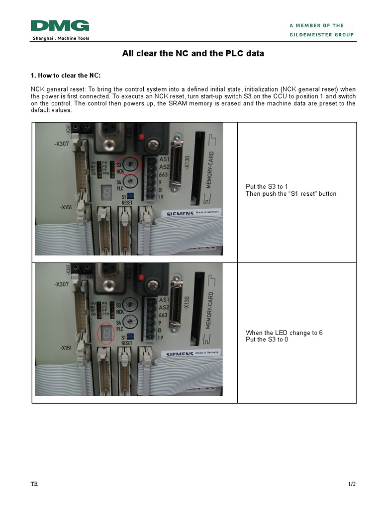 All Clear The NC and The PLC Data | PDF | Electronics | Electrical ...