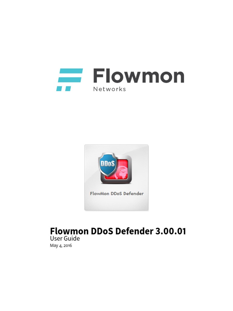 Flowmon DDos Defender - Userguide - en | PDF | Denial Of Service Attack ...