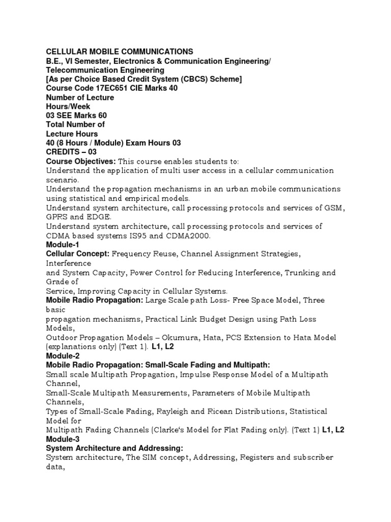 CMC | PDF | Cellular Network | Data Transmission