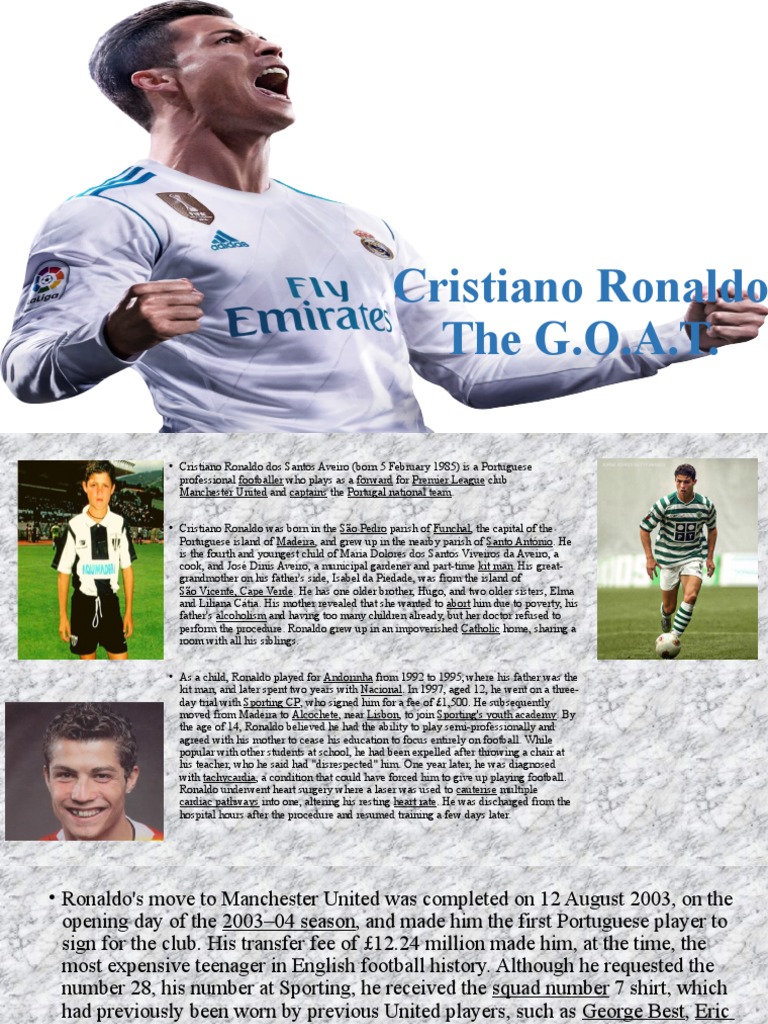 Cristiano Ronaldo The G.O.A.T | PDF | Football Codes | Association ...