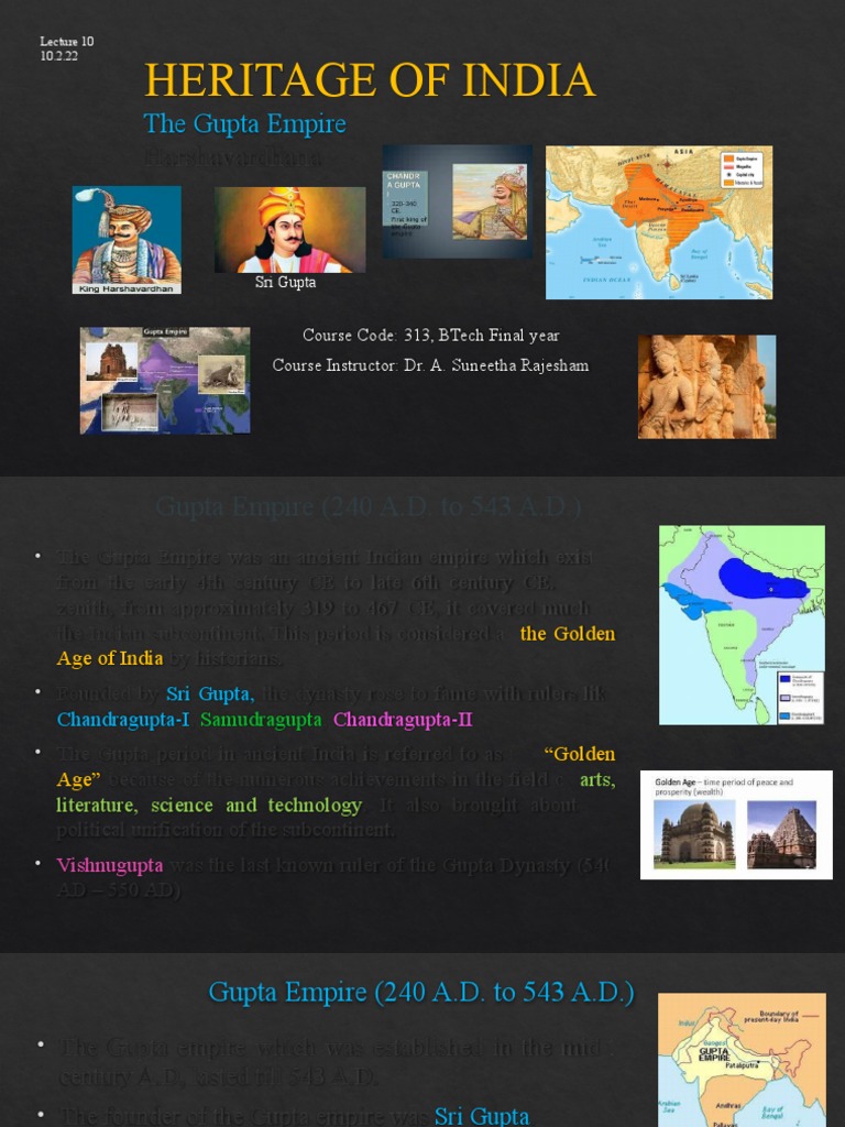Gupta Empire: Legacy and Influence | PDF | South Asia | Asia