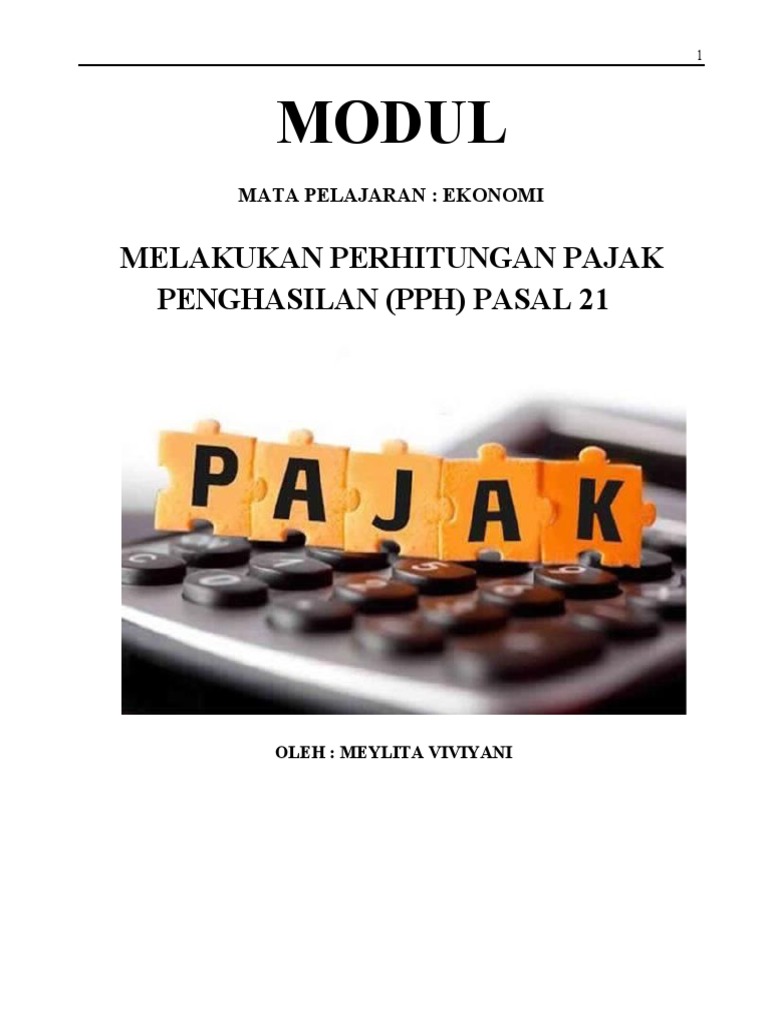 Modul Pajak | PDF