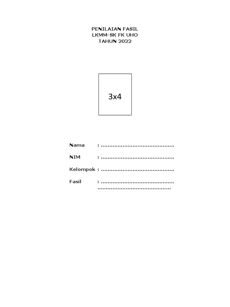 PANDUAN FASIL 2022 Baru Salinan | PDF