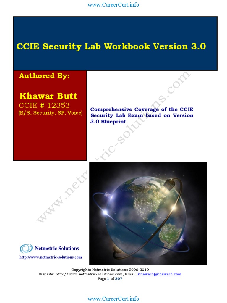 NM Ccie-Sec v3 Lab WB by Khawar Butt | PDF | Firewall (Computing) | Computer Network